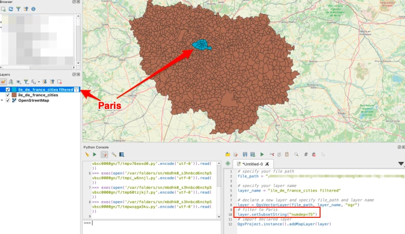 Get started with PyQGIS 02 - Manage layers with QGIS python console ... Get started with PyQGIS 02 - Manage layers with QGIS python console ...